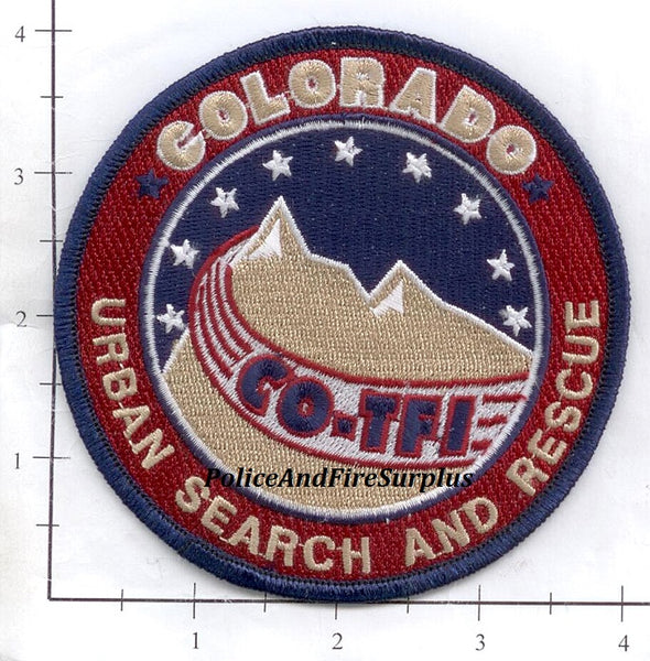Colorado - Urban Search and Rescue Task Force 1 Fire Dept Patch ...