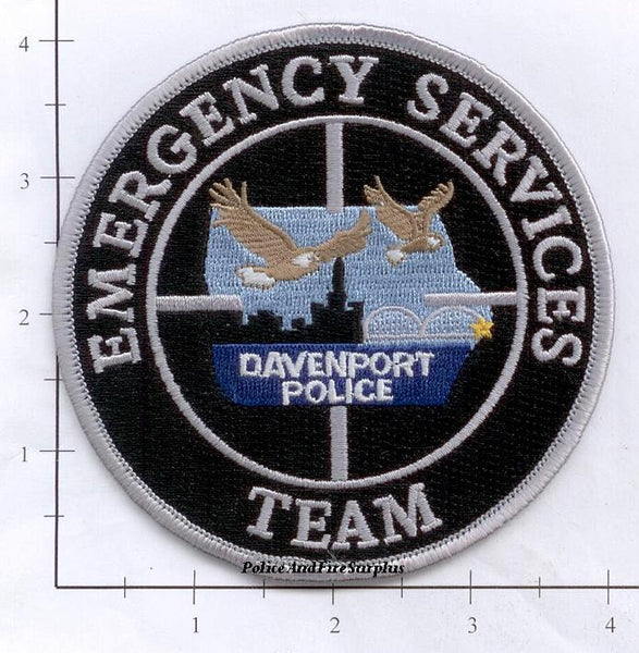 Connecticut - Davenport Emergency Services Team Police Dept Patch v1 ...
