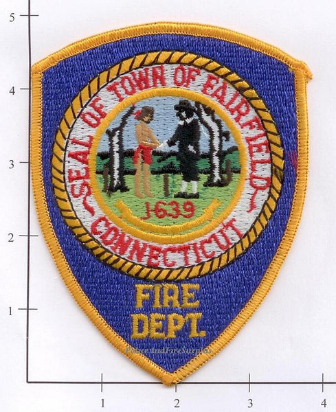 Connecticut - Fairfield Fire Dept Patch v1 – Police And Fire Surplus