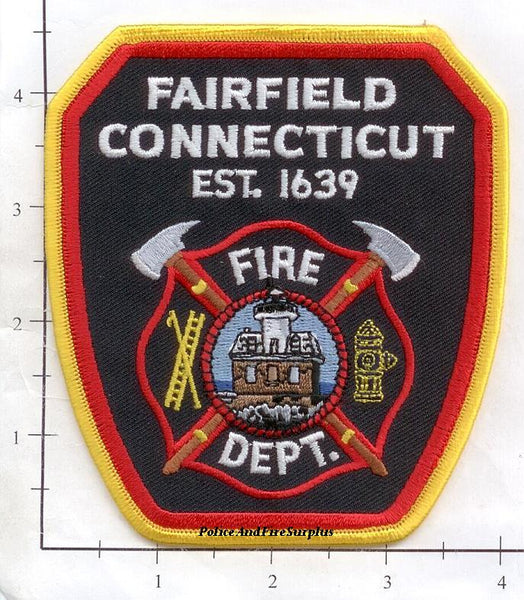 Connecticut - Fairfield Fire Dept Patch v2 – Police And Fire Surplus