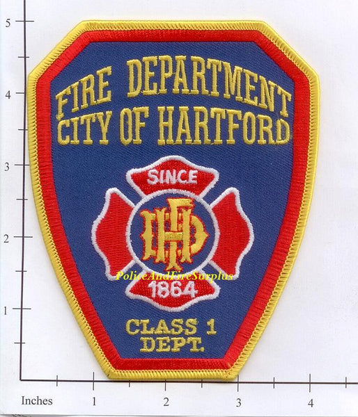 Connecticut - Hartford Fire Dept Patch v1 – Police And Fire Surplus