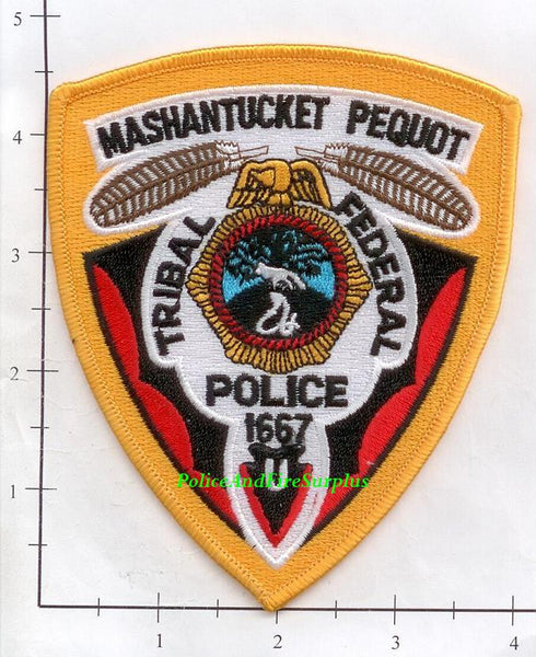 Connecticut - Mashantucket Pequot Federal Tribal Police Dept Patch ...