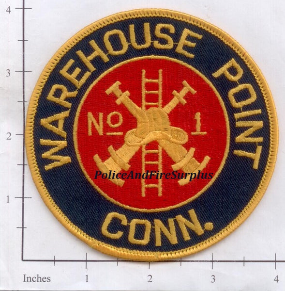 Connecticut - Warehouse Point No 1 Fire Dept Patch – Police And Fire ...