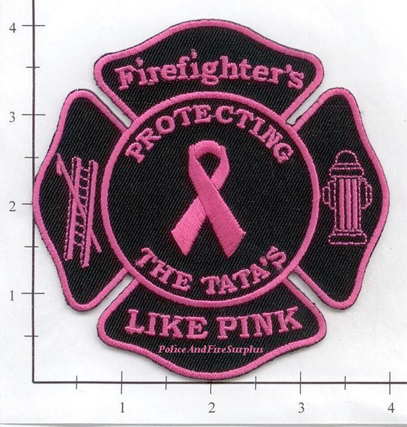 Breast Cancer - Firefighter's Link Pink Protecting The Ta Tas Fire Dep ...