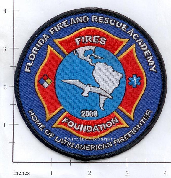 Florida - Florida Fire & Rescue Academy Fire Patch – Police And Fire ...