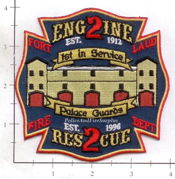 Florida - Fort Lauderdale Engine 2 Rescue 2 Fire Dept Patch – Police ...