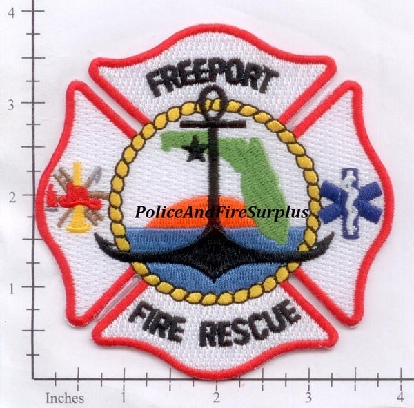Florida - Freeport Fire Rescue Patch – Police And Fire Surplus