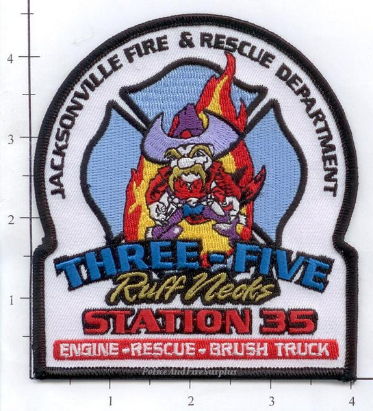 Florida - Jacksonville Station 35 Fire Dept Patch – Police And Fire Surplus