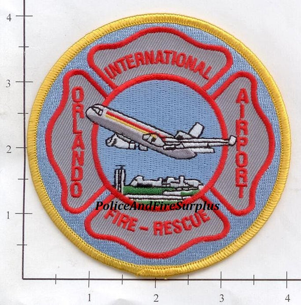 Florida - Orlando International Airport Fire Rescue Patch – Police And ...