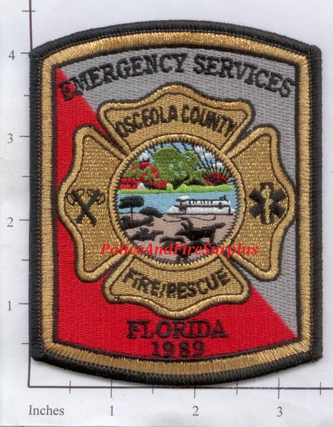 Florida - Osceola County Fire Rescue Emergency Services Fire Patch ...