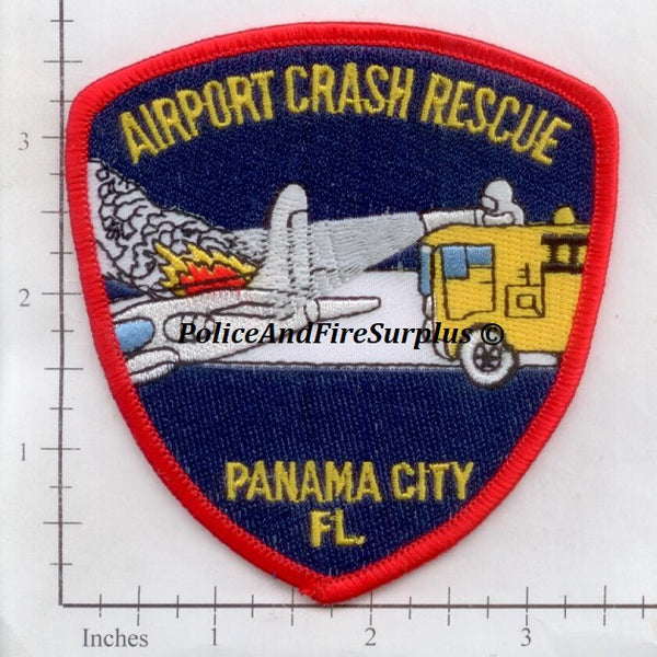 Florida - Panama City Airport Crash Rescue Patch – Police And Fire Surplus