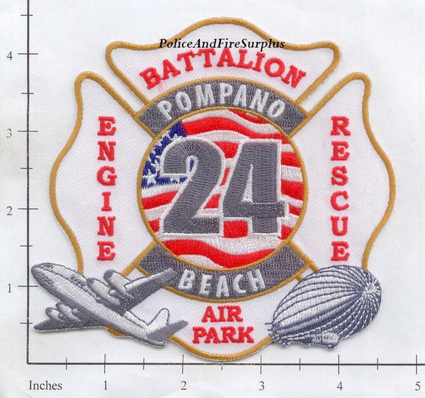 Florida - Pompano Beach Station 24 Fire Dept Patch v1 – Police And Fire ...