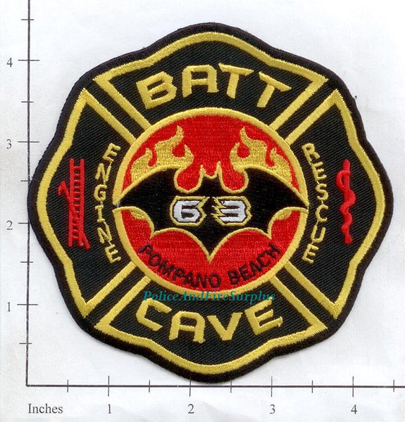 Florida - Pompano Beach Station 63 Fire Dept Patch v2 – Police And Fire ...