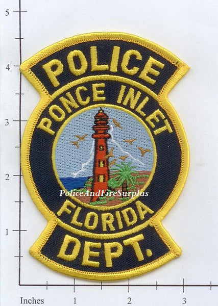 Florida - Ponce Inlet Police Dept Patch – Police And Fire Surplus