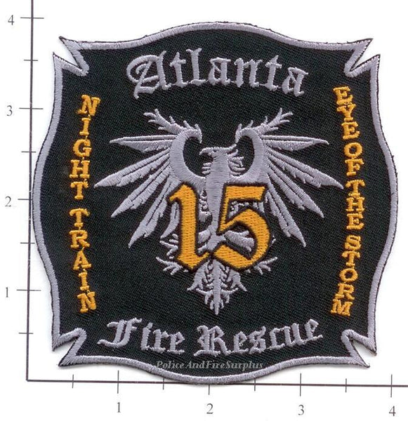 Georgia - Atlanta Station 15 Fire Dept Patch – Police And Fire Surplus