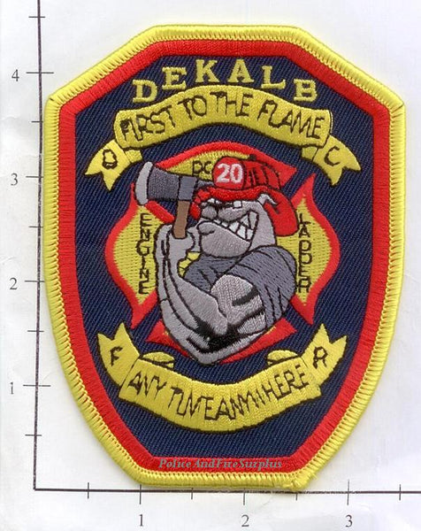 Georgia - Dekalb County Engine 20 Ladder 20 Fire Dept Patch v1 – Police ...