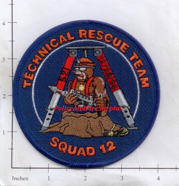 Georgia - Forsyth Technical Rescue Team Squad 12 Fire Dept Patch ...