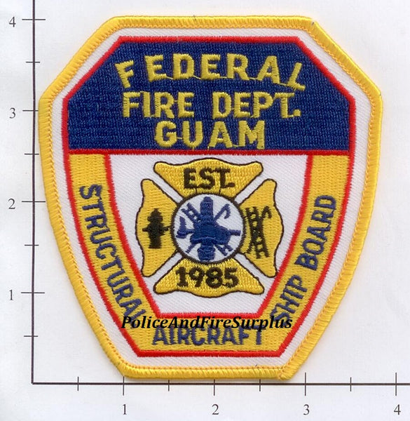Guam - Guam Federal Fire Dept Patch v1 – Police And Fire Surplus