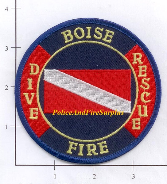 Idaho - Boise Fire Dive Rescue Patch – Police And Fire Surplus