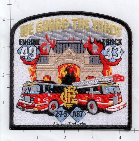 Illinois - Chicago Engine 49 Truck 33 Ambulance 87 Unit 2-7-3 Fire Dep ...