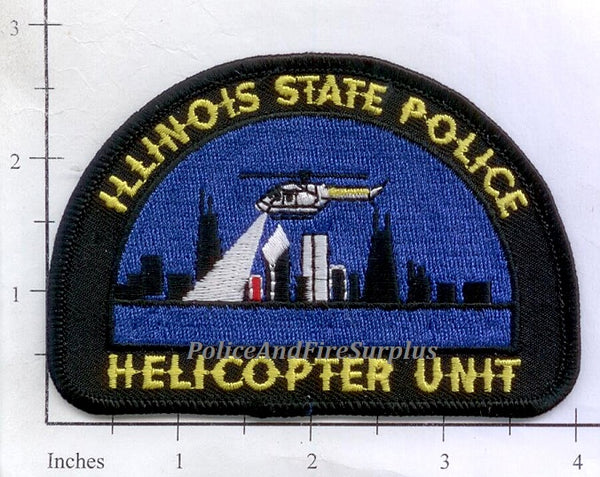 Illinois - Illinois State Police Helicopter Unit Police Dept Patch ...