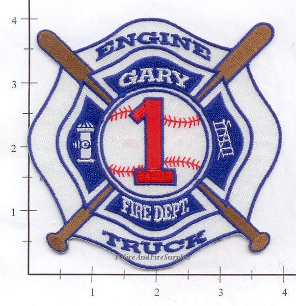 Indiana - Gary Engine 1 Truck 1 Fire Dept Patch – Police And Fire Surplus