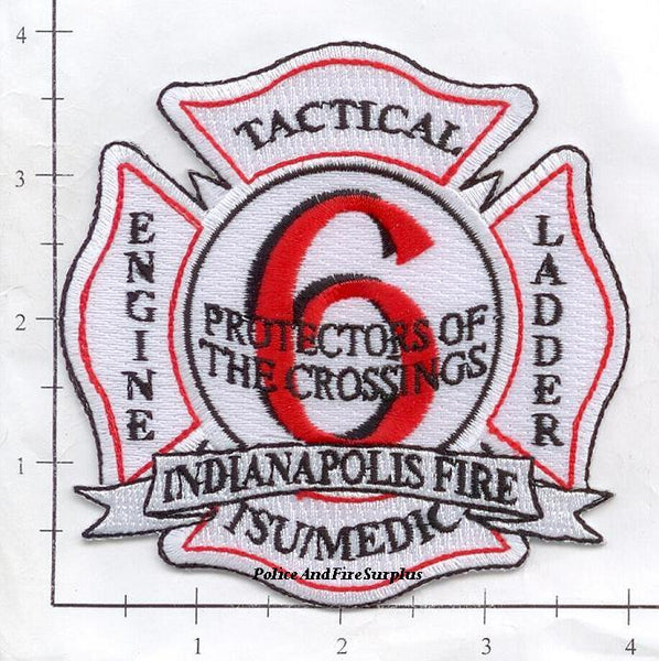 Indiana - Indianapolis Engine 6 Fire Dept Patch – Police And Fire Surplus