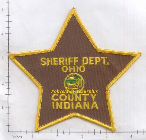 Indiana - Ohio County Sheriff Dept Patch – Police And Fire Surplus