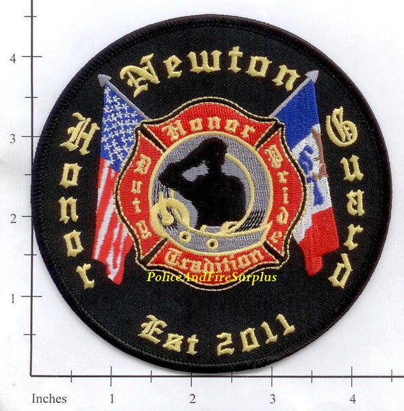 Iowa - Newton Honor Guard Fire Dept Patch – Police And Fire Surplus