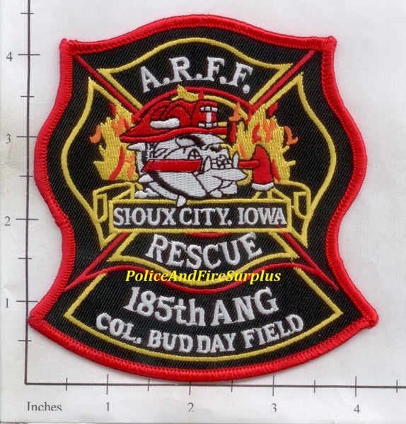 Iowa - Sioux City, Colonel Bud Day Field ARFF Rescue Fire Dept Patch ...