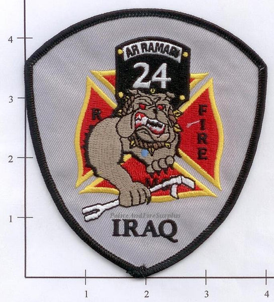 Iraq - Ar Ramadi 24 Fire Dept Patch v1 – Police And Fire Surplus