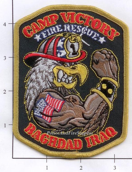 Iraq - Camp Victory Camp 1 Fire Rescue Patch – Police And Fire Surplus