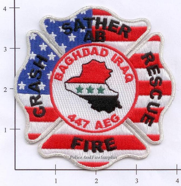 Iraq - Sather Air Base 447 Air Expeditionary Group Fire Dept Patch ...