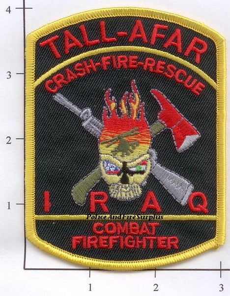 Iraq - Tall-Afar CFR Combat Firefighter Fire Dept Patch – Police And ...