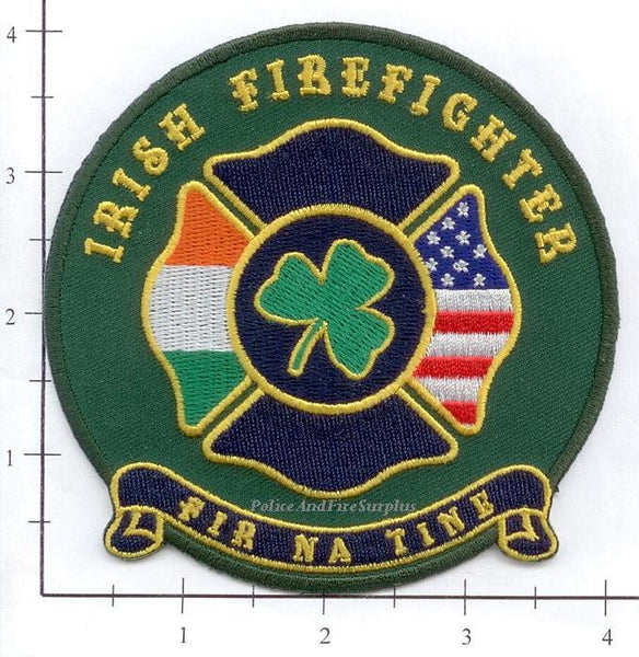 Irish Firefighter Patch – Police And Fire Surplus