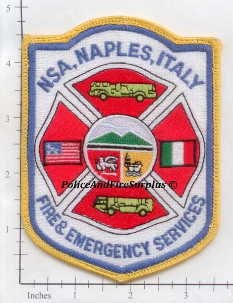 Italy - Naples Naval Support Activity Fire & Emergency Services Fire D ...