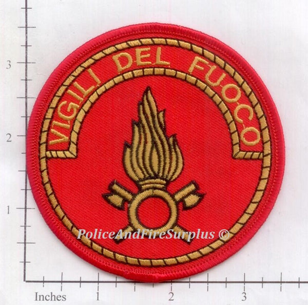 Italy - Vigili Del Fuoco Fire Dept Patch v2 – Police And Fire Surplus