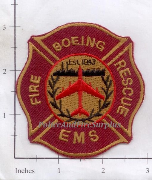 Kansas - Boeing Fire Rescue EMS Patch – Police And Fire Surplus
