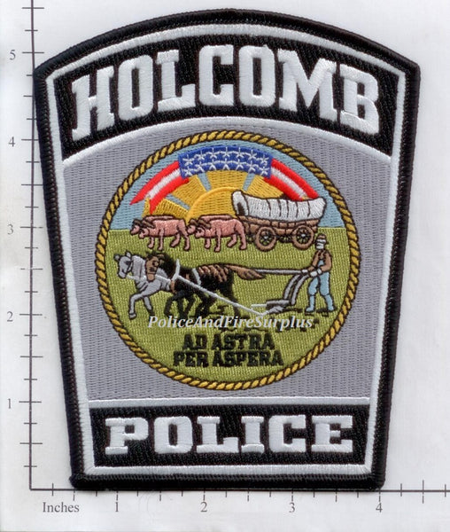 Kansas - Holcomb Police Dept Patch v1 – Police And Fire Surplus