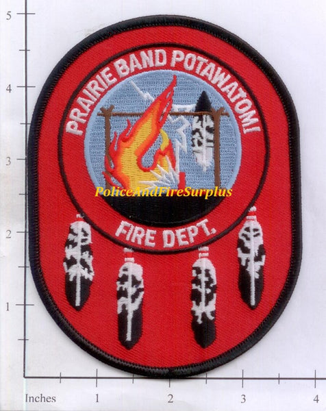 Kansas - Prairie Band Potawatomi Fire Dept Patch v1 – Police And Fire ...