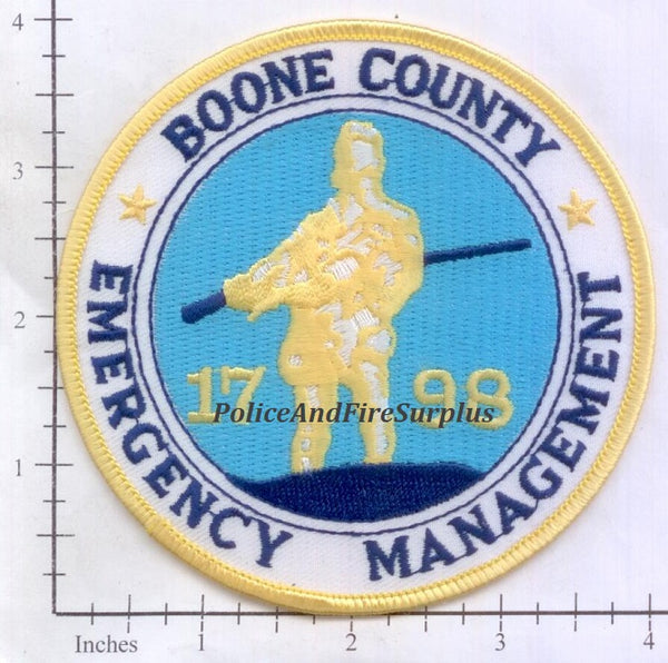 Kentucky - Boone County Emergency Management Patch – Police And Fire ...