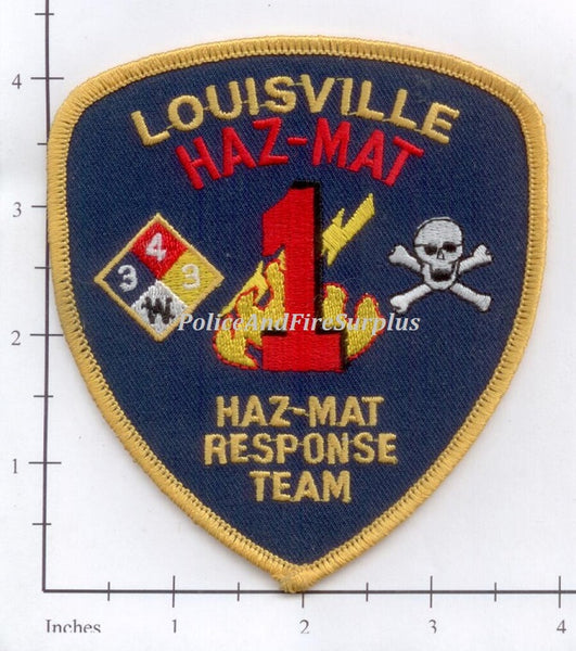 Kentucky - Louisville Haz Mat Response Team Fire Dept Patch – Police ...