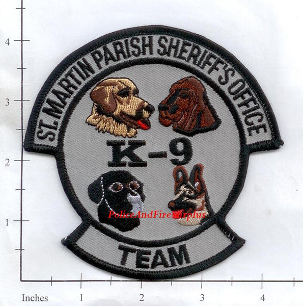 Louisiana - St Martin Parish Sheriffs Office K-9 Police Dept Patch ...