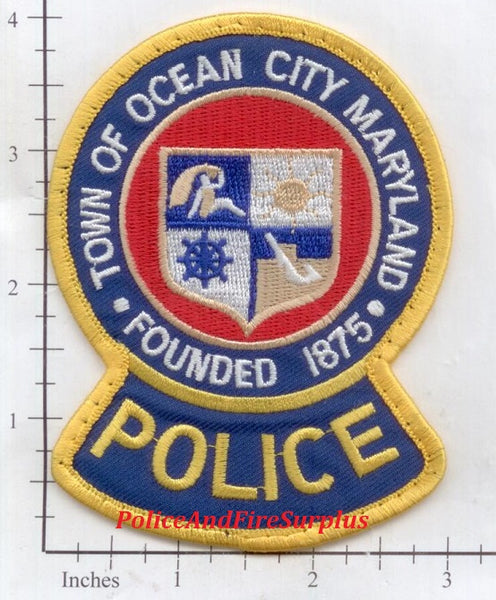 Maryland - Ocean City Police Dept - 1 piece patch – Police And Fire Surplus