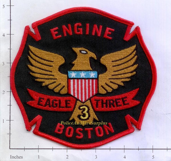 Massachusetts - Boston Engine 3 Fire Dept Patch v1 – Police And Fire ...