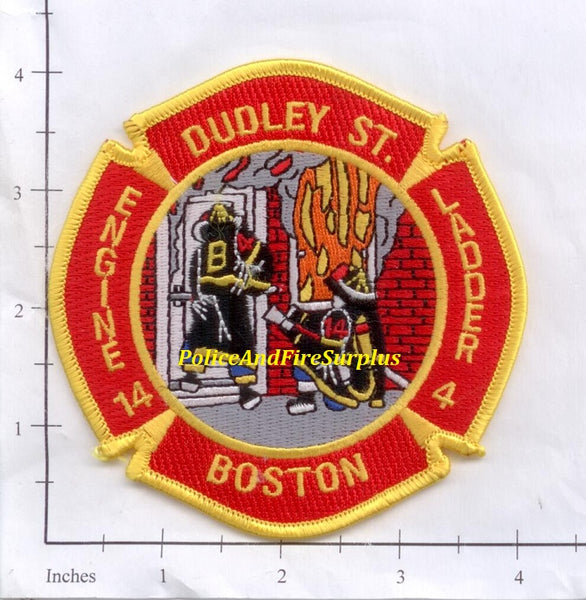 Massachusetts - Boston Engine 14 Ladder 4 Fire Dept Patch v2 – Police ...