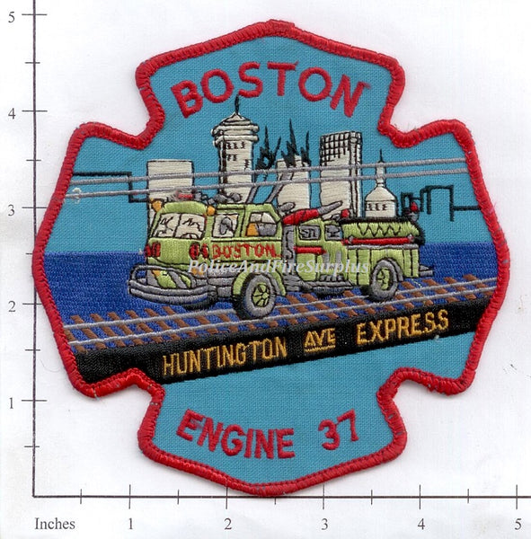 Massachusetts - Boston Engine 37 Fire Dept Patch v4 – Police And Fire ...