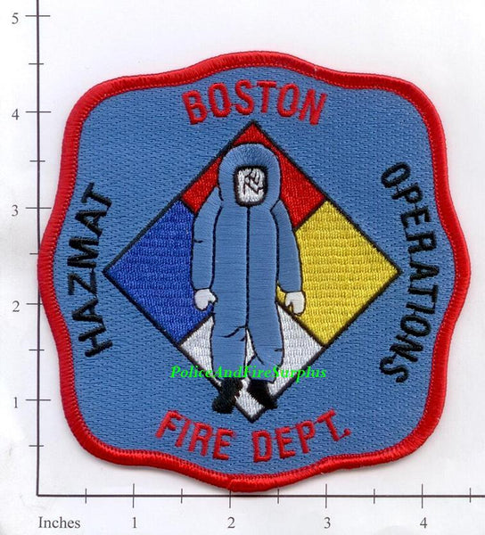 Massachusetts - Boston Haz Mat Operations Fire Dept Patch v1 – Police ...