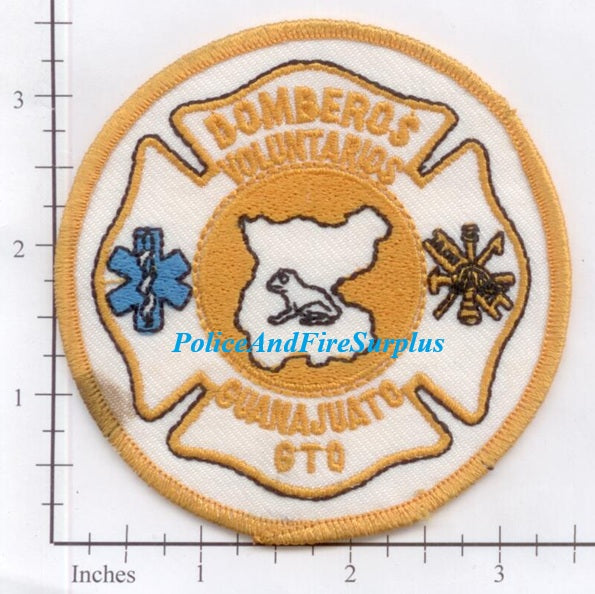 Mexico - Guanajuato Volunteer Fire Dept Patch – Police And Fire Surplus