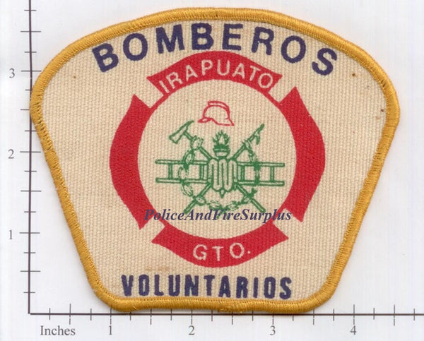 Mexico - Irapuato Volunteer Fire Dept Patch – Police And Fire Surplus